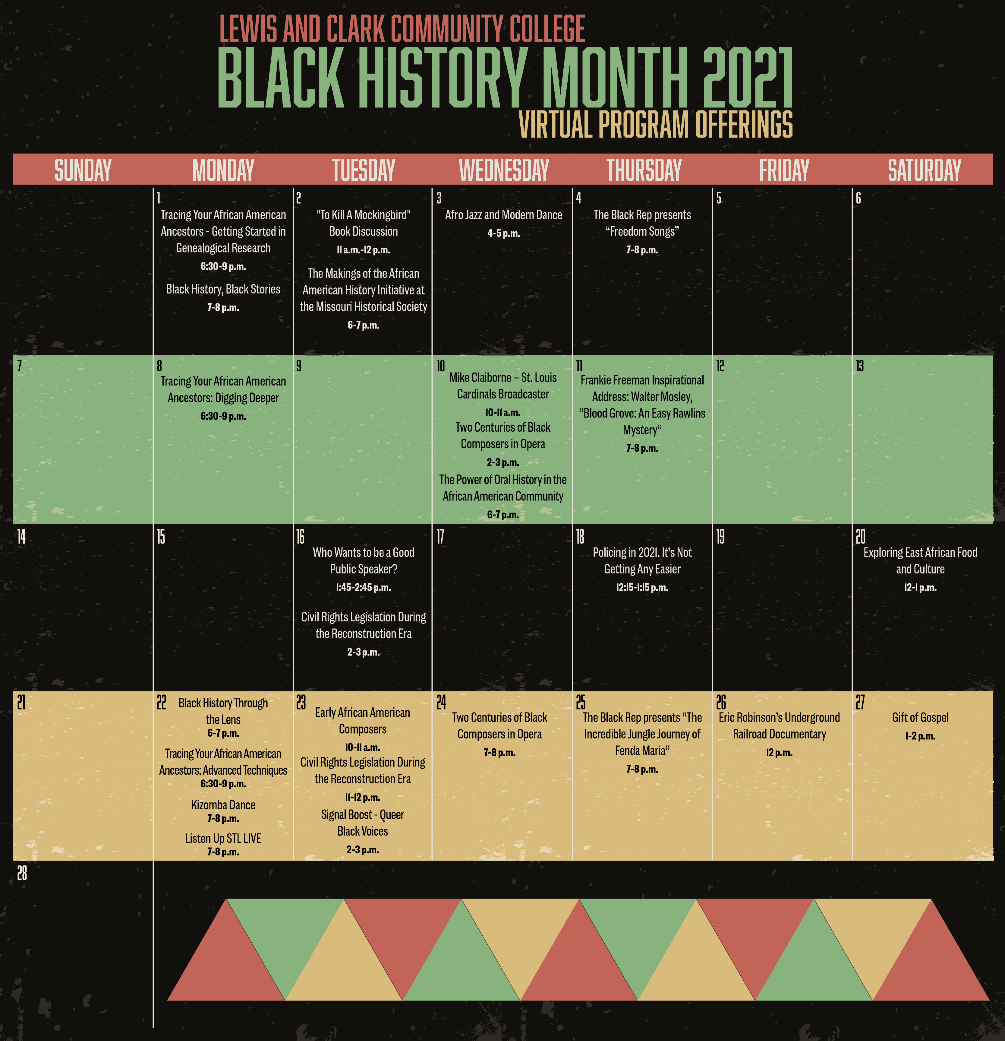 Lewis and Clark Community College: Black History Month 2021 Virtual ...