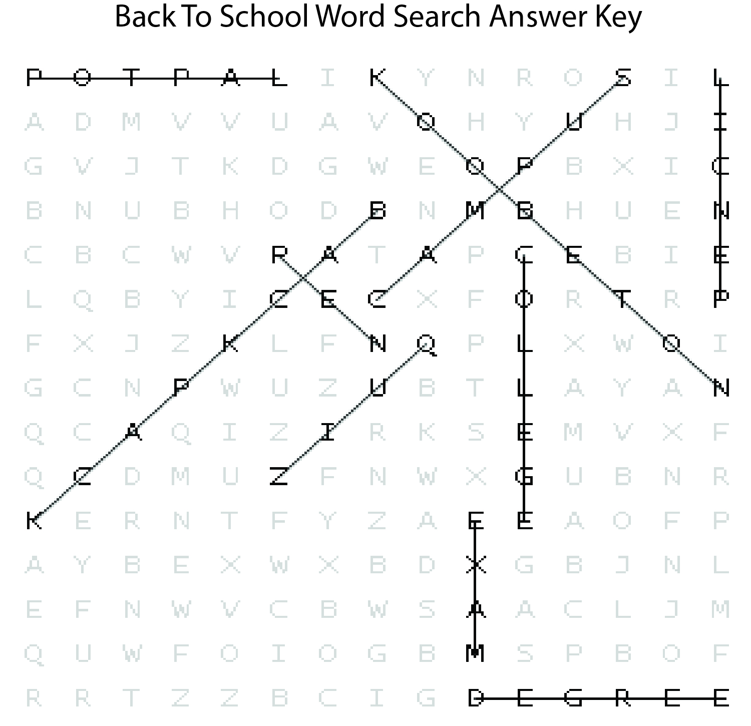 Back To School Word Search The Bridge Back To School Word Search The Bridge