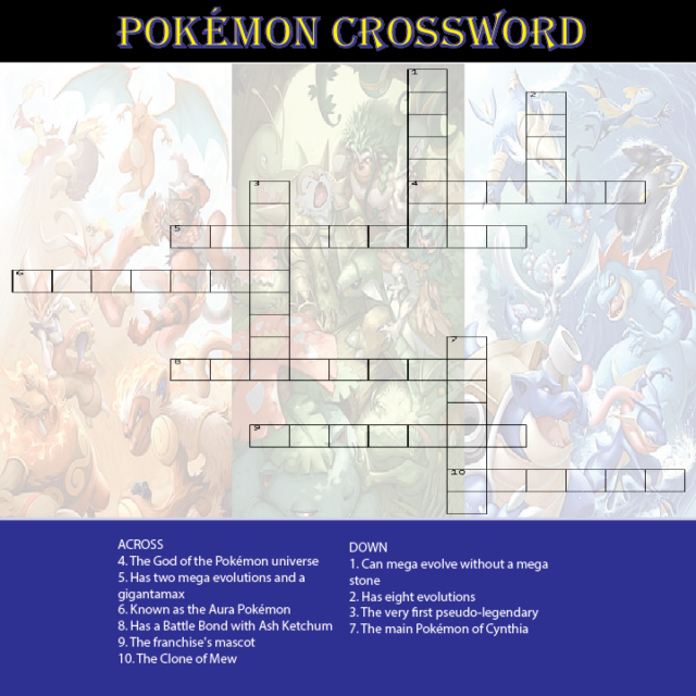 Pokemon Crossword – The Bridge