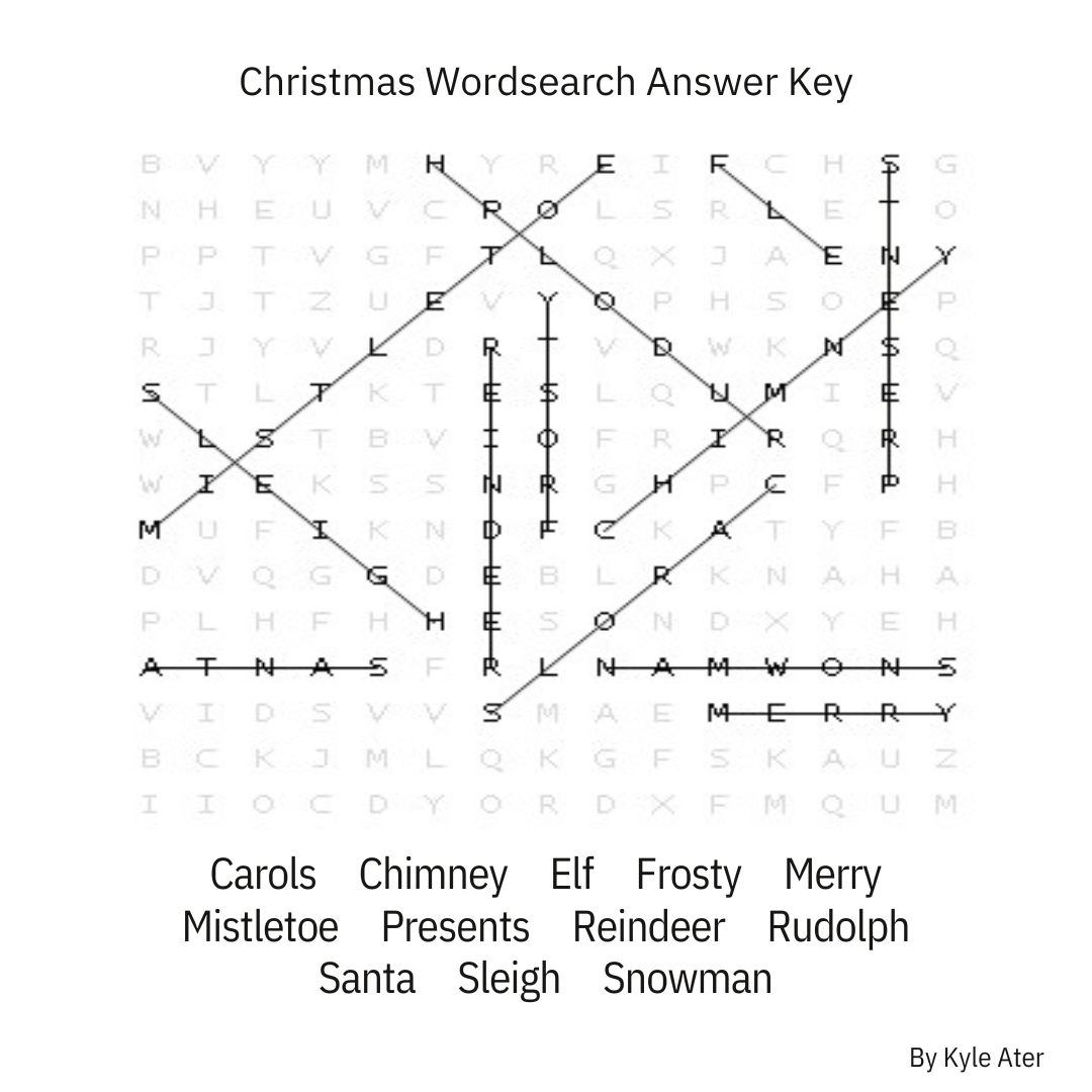 Christmas Word Search – The Bridge