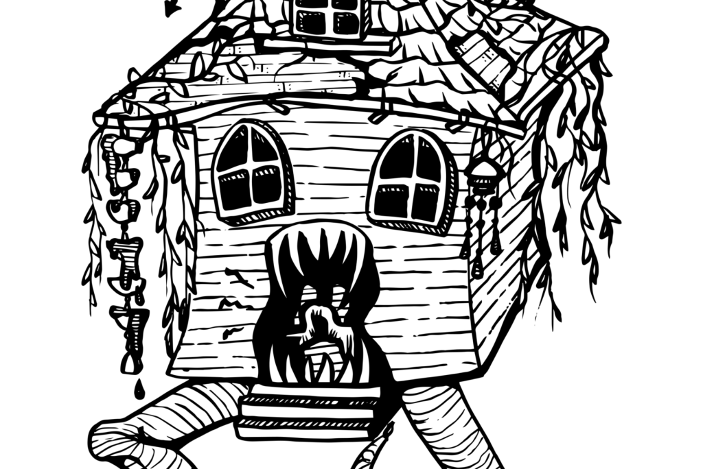 Baba Yaga Coloring Page The Bridge | My XXX Hot Girl